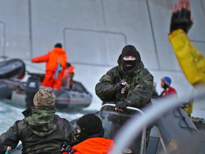 Greenpeace Ship Seized, Crew Taken Hostage By Russian Security Agents