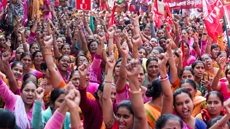 In What May be the Largest Strike in World History, Millions in India ...