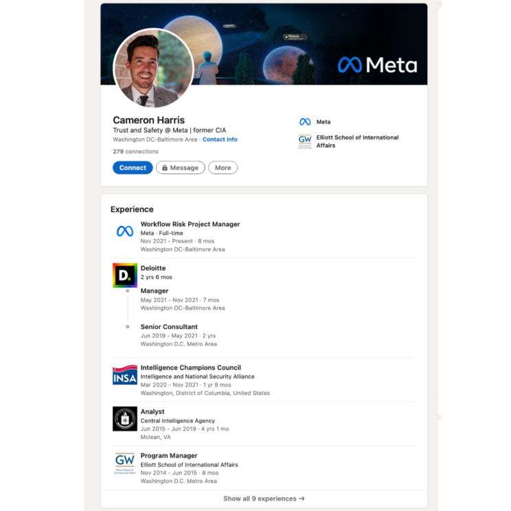 Meet the Ex-CIA Agents Deciding Facebook's Content Policy